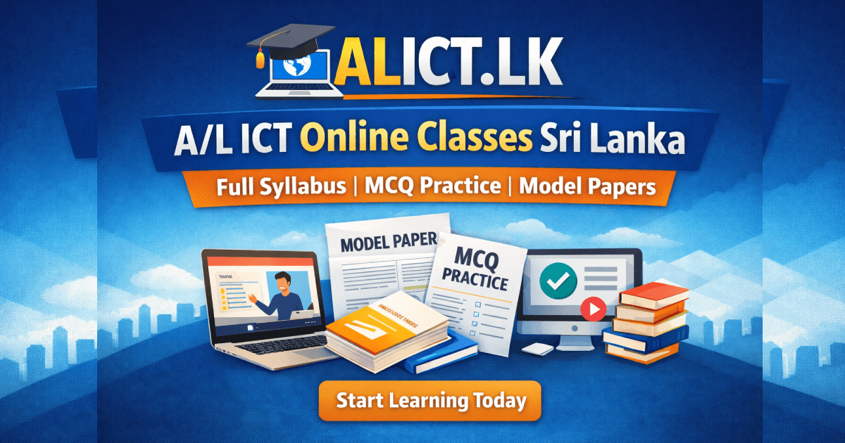 Best A/L ICT Online Classes in Sri Lanka | ALICT.LK